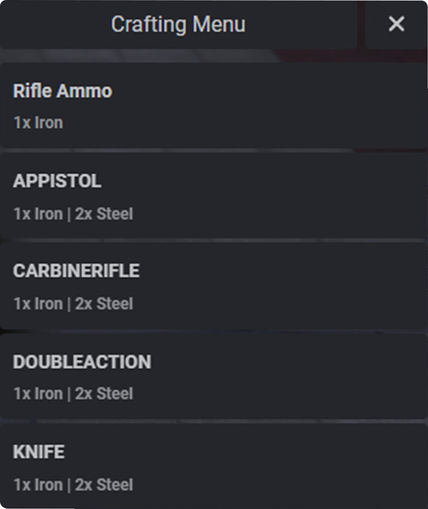 [Release] [ESX]/[QB] Weapon Shops Creator - Player Owned - Crafting System - FiveM Releases ...