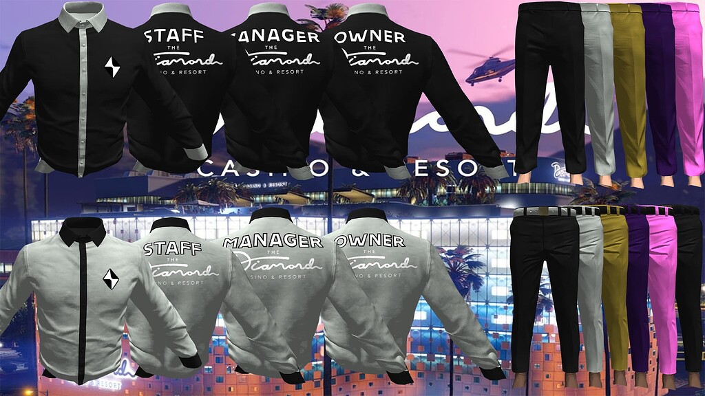 Diamond Shirt 1 for Male and Female [Lore Friend] - FiveM Releases ...