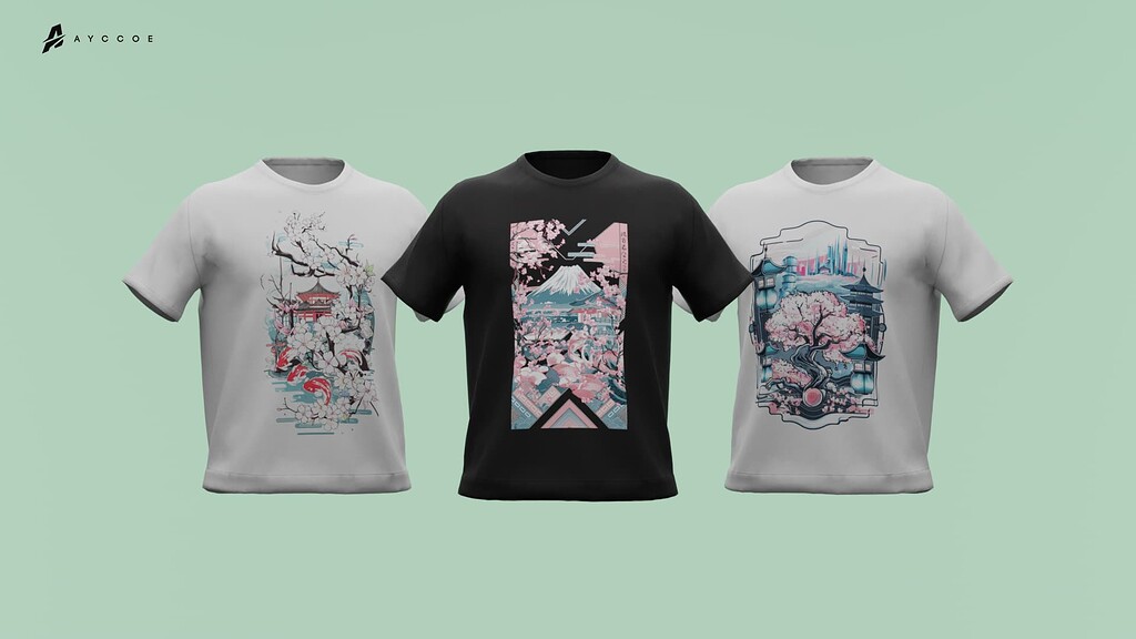 Japanese-Inspired Design T-Shirts (MP Male) - FiveM Releases - Cfx.re ...