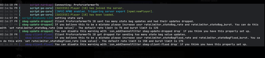 Reliable network overflow error that couses a crash/kick from the ...