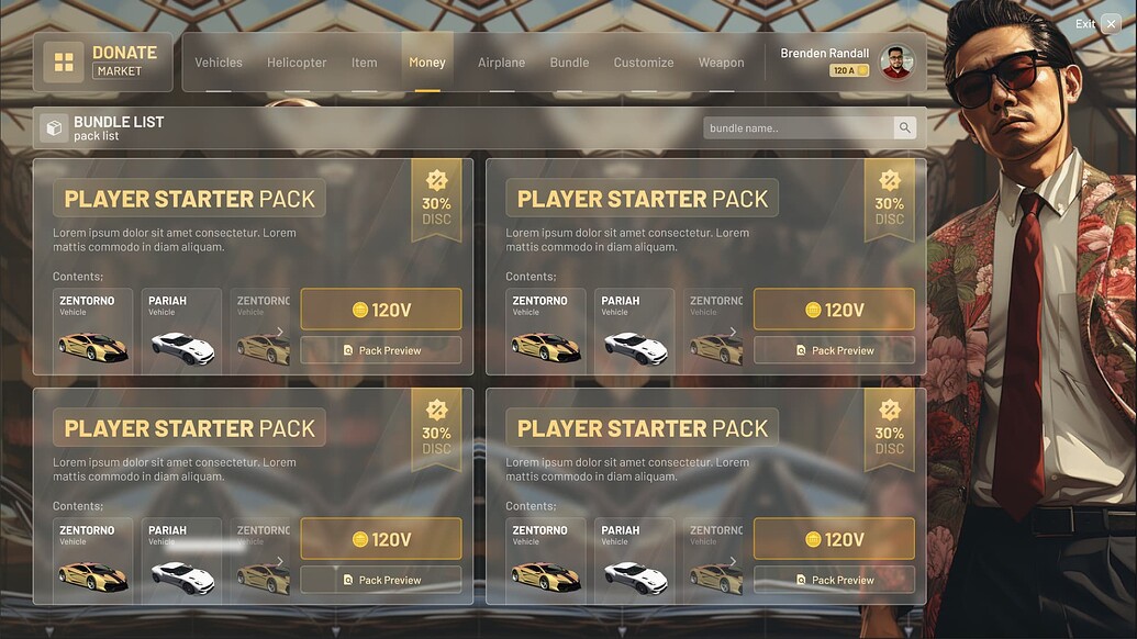 [QB/ESX] VIP System Version 2 (Bundle, Vehicle, Helicopter, Weapon ...