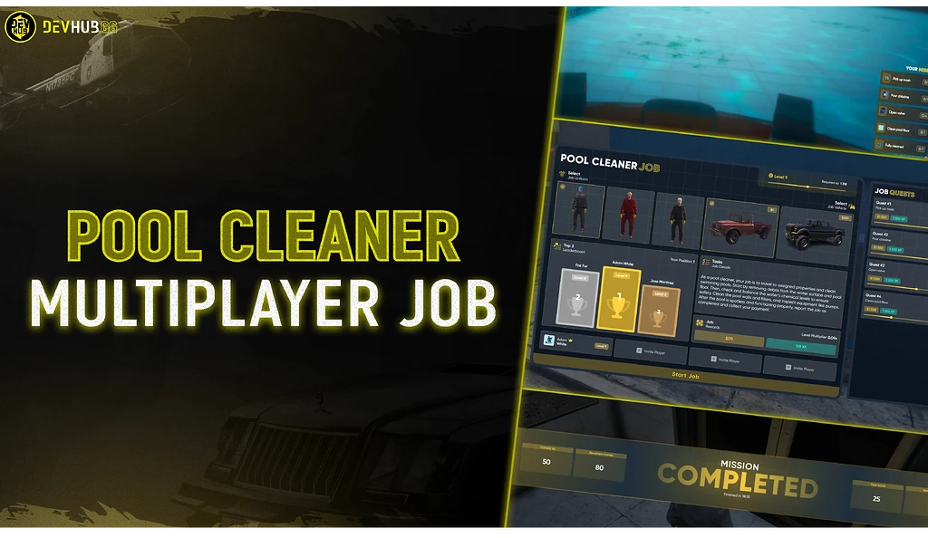 Multiplayer Pool Cleaner Job - FiveM Releases - Cfx.re Community