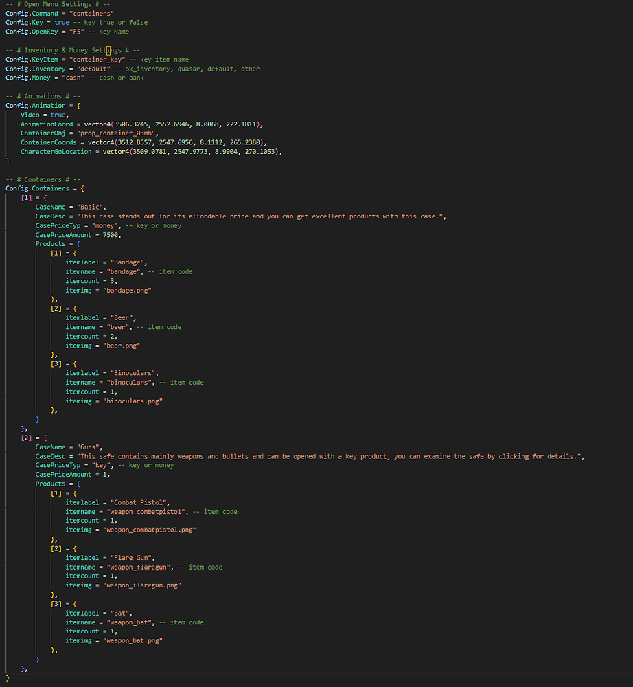 [FREE] CONTAINER OPENING (case opening) - FiveM Releases - Cfx.re Community