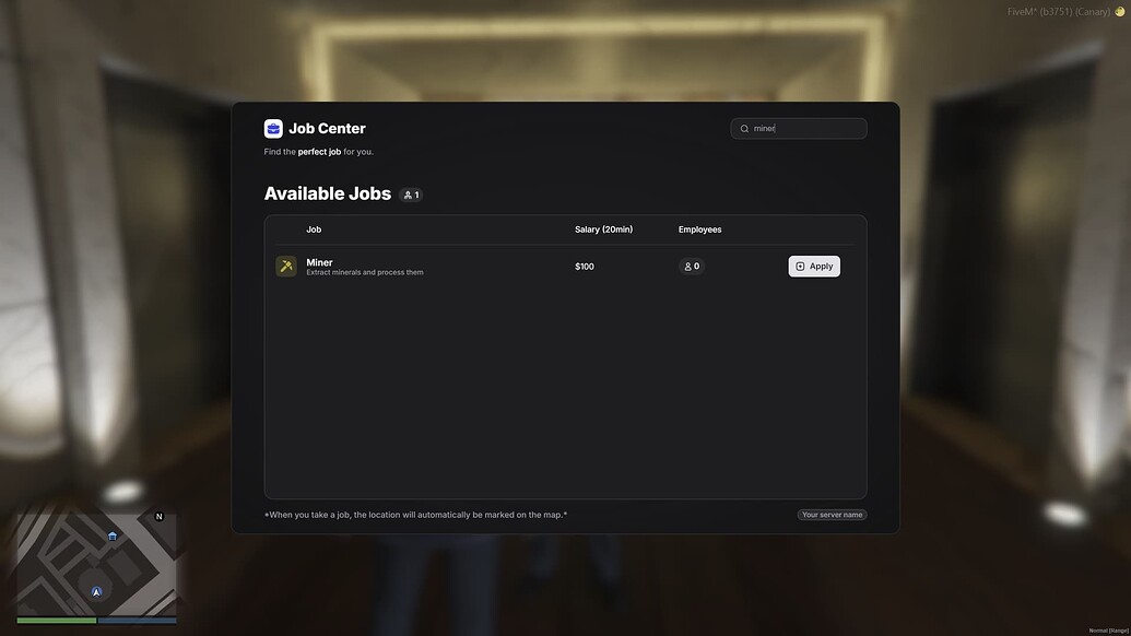 AKN Job Center - Change jobs with ease. [QB, QBX, ESX] - FiveM Releases ...