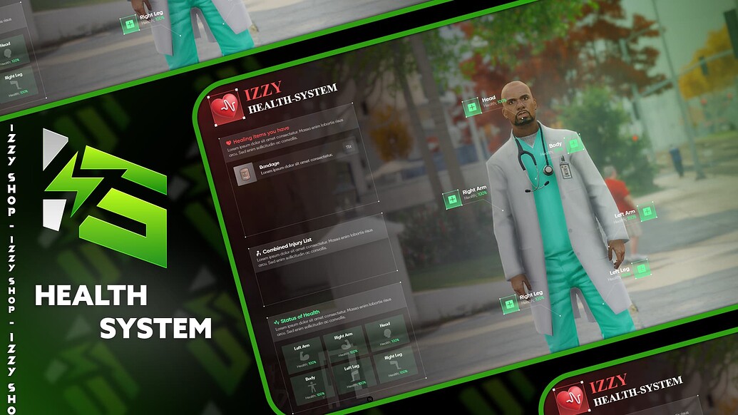 Advanced Health System [ESX-QB] - FiveM Releases - Cfx.re Community