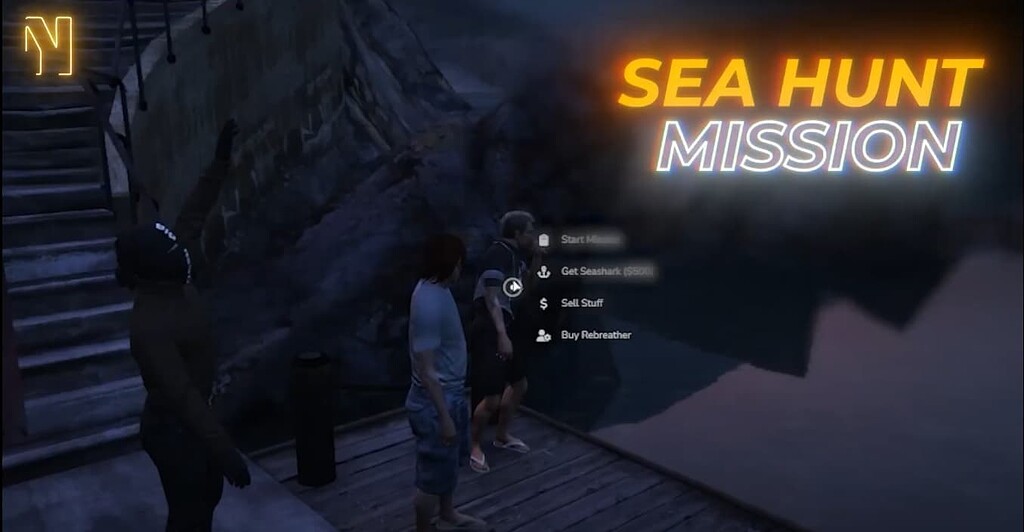 Sea Hunt Mission 🌊 | Immersive Underwater Adventure for FiveM Server ...