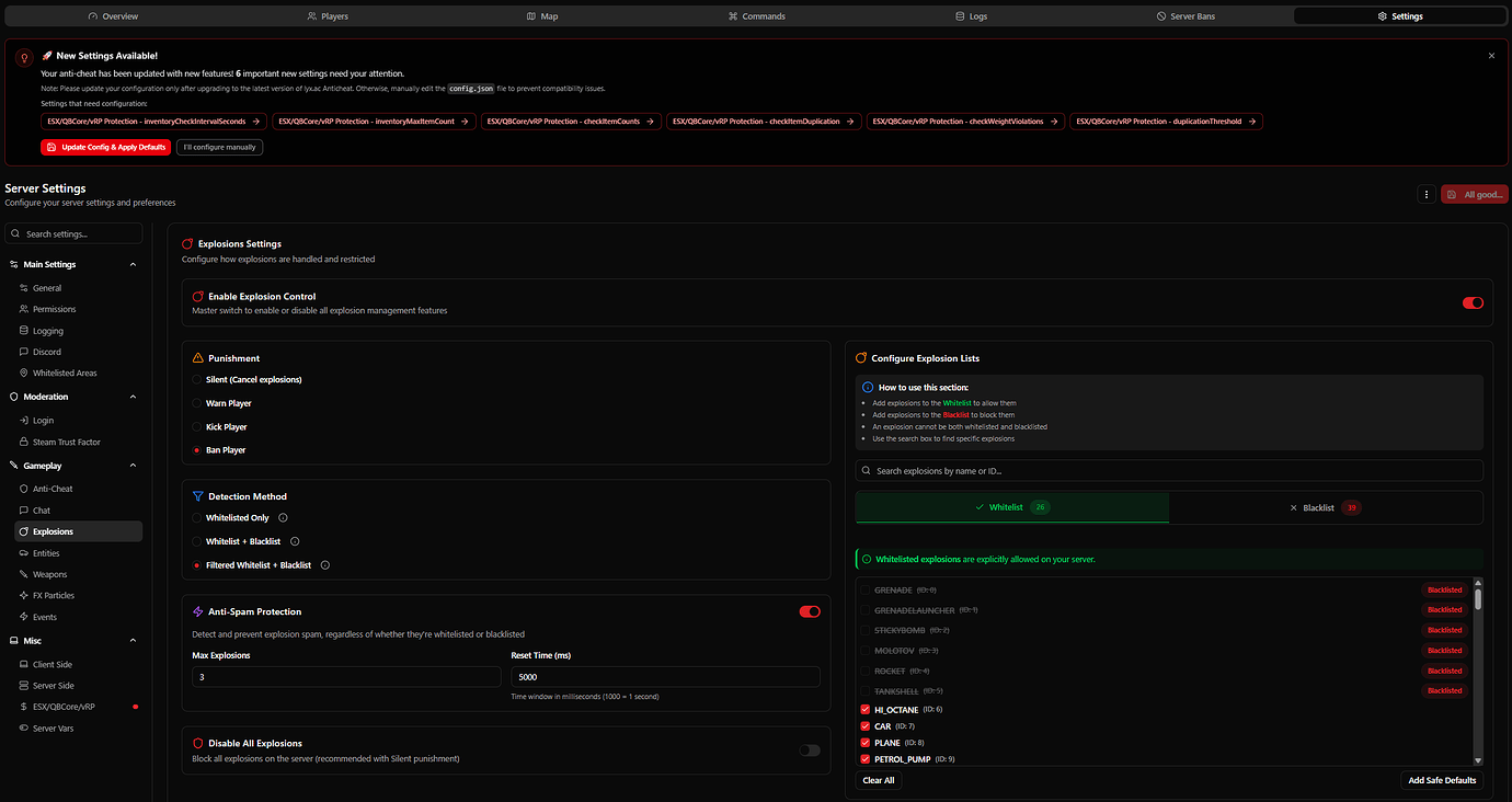 [Standalone] Anticheat & Admin Menu - FiveM Releases - Cfx.re Community