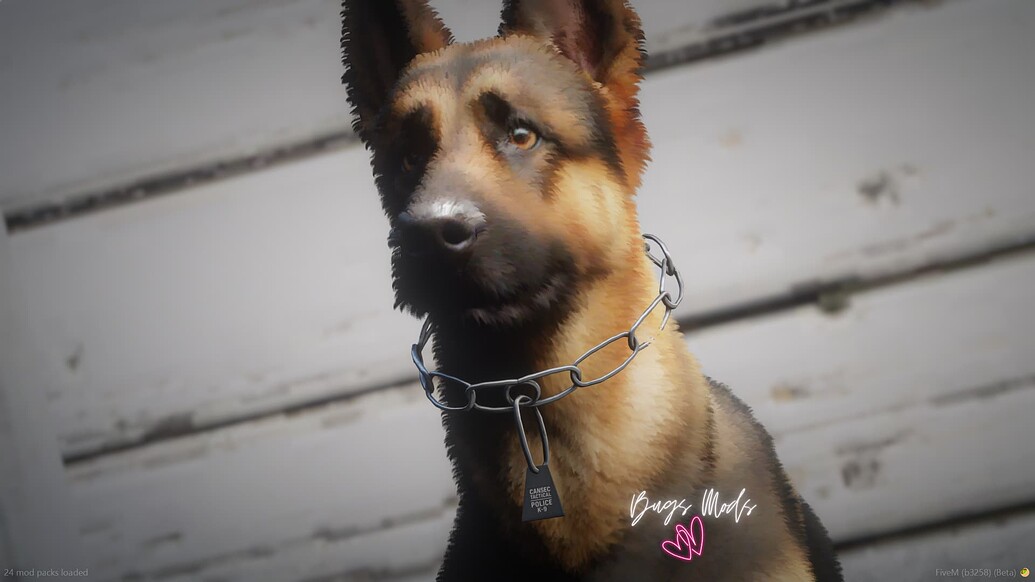 Custom K9 Police Dog Ped - FiveM Search