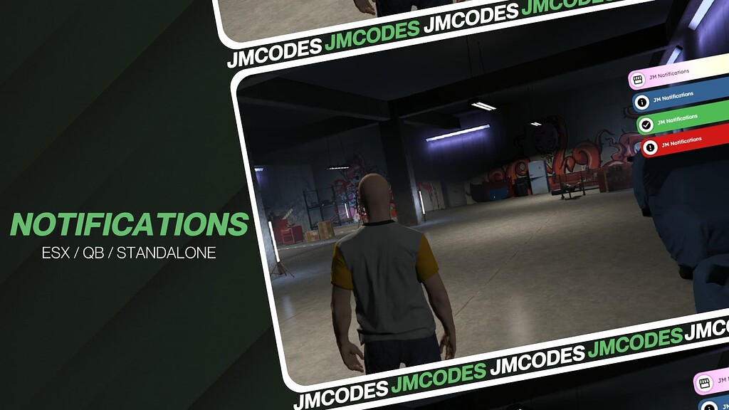 [QB/ESX] JM - Notification (Also Standalone) - FiveM Releases - Cfx.re Community