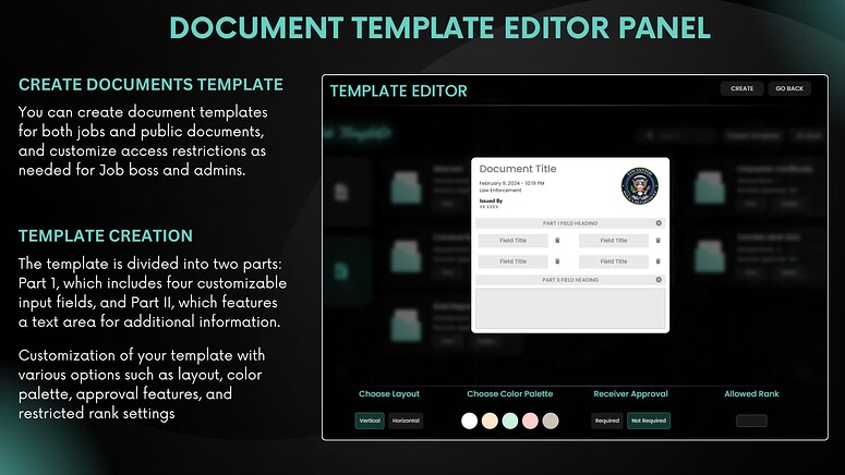 Advanced Document System | QB - ESX - FiveM Releases - Cfx.re Community