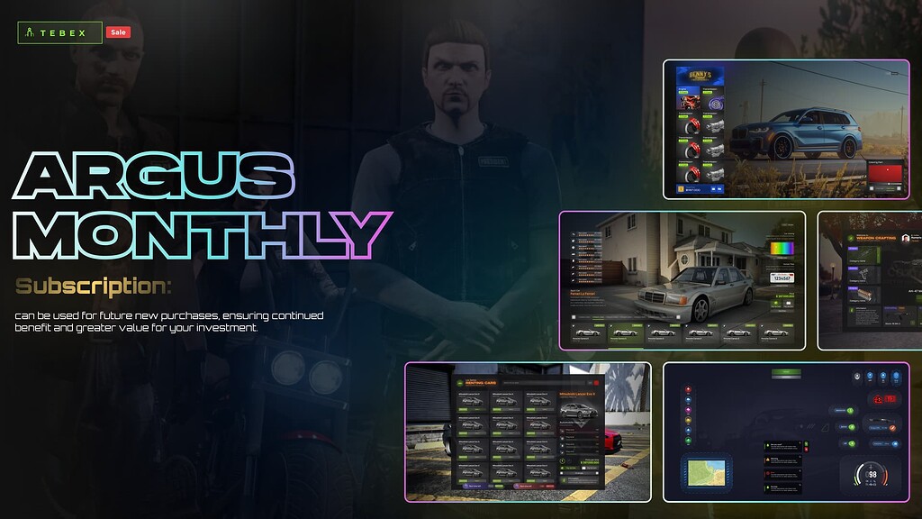 Argus - Monthly Subscription Package - FiveM Releases - Cfx.re Community