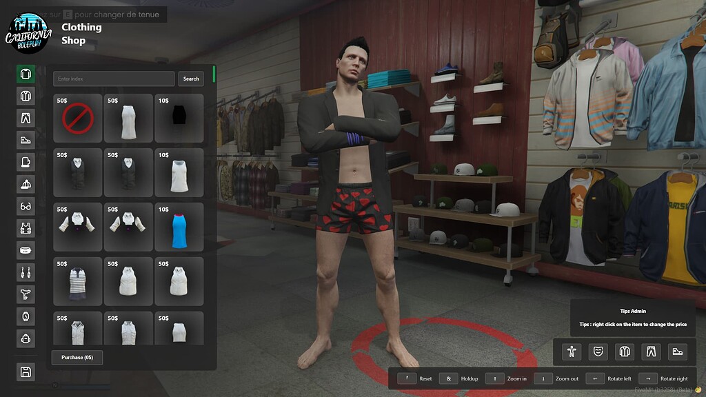 [ESX] Clothing Store script - FiveM Releases - Cfx.re Community
