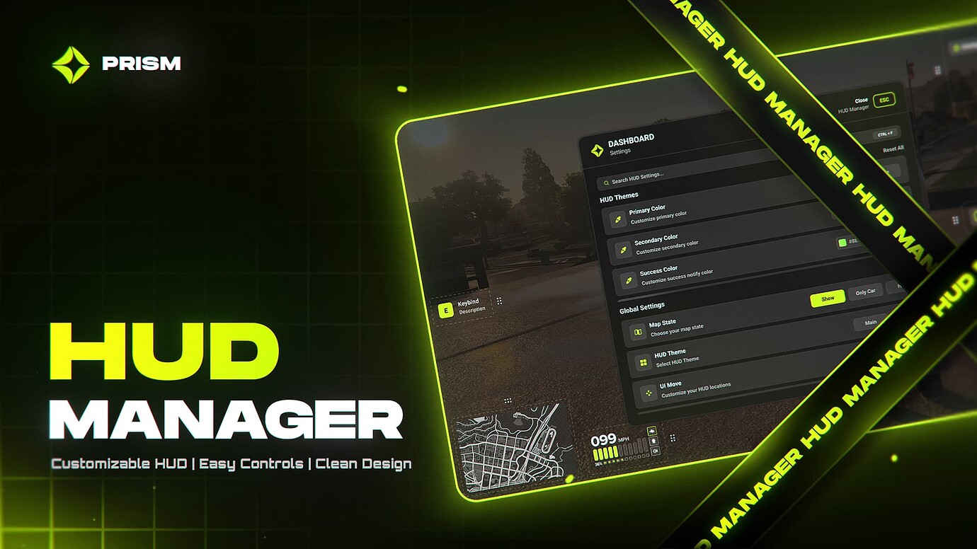 Prism Scripts – Prism HUD Manager - FiveM Releases - Cfx.re Community
