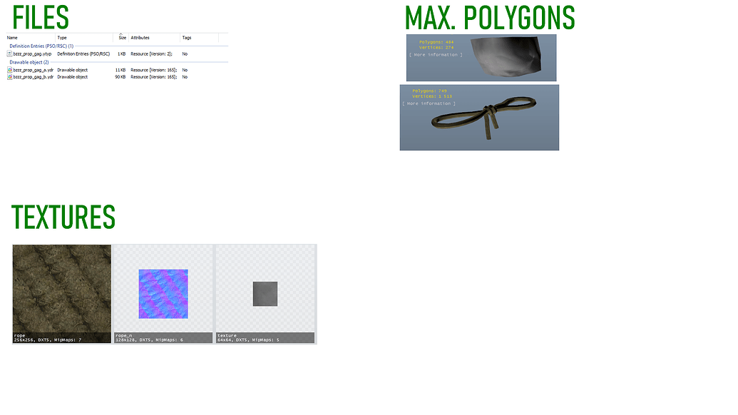 [PROPS] Rope cuffs and a gag - FiveM Releases - Cfx.re Community