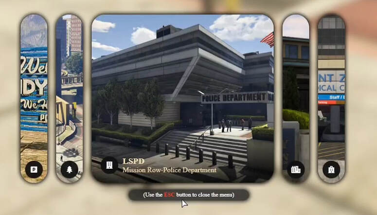 [PAID] [ESX/QBCore] Spawn Selector | Teleport Menu (Advanced + UI ...