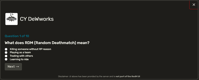 CY-Whitelist - Ingame Quiz & Whitelist System - RedM Releases - Cfx.re ...