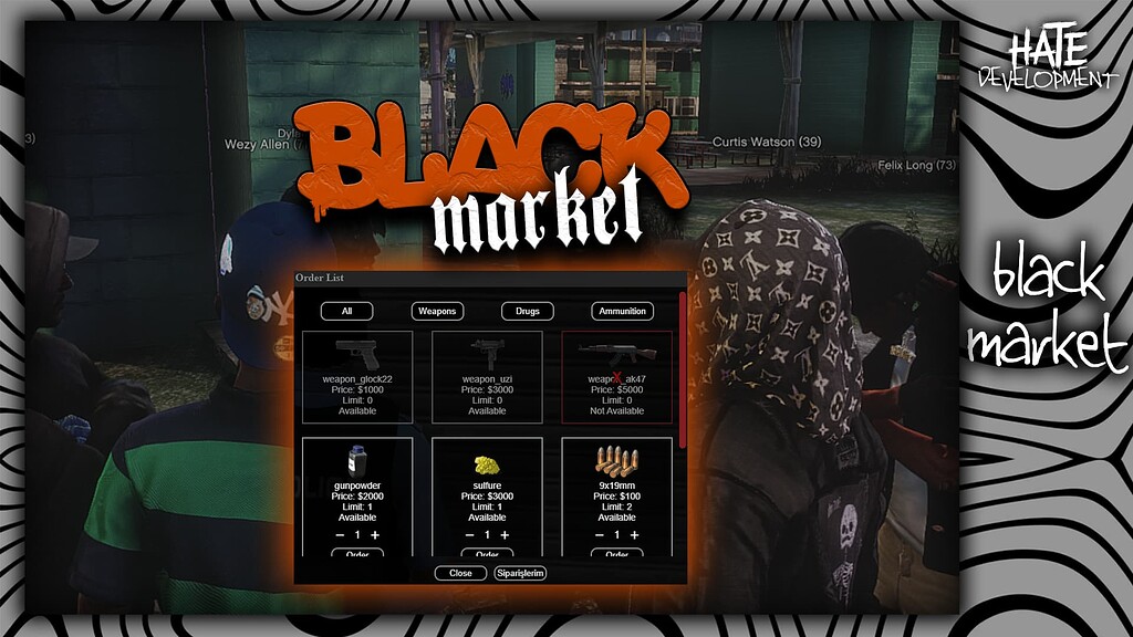 Simple looking blackmarket - FiveM Releases - Cfx.re Community