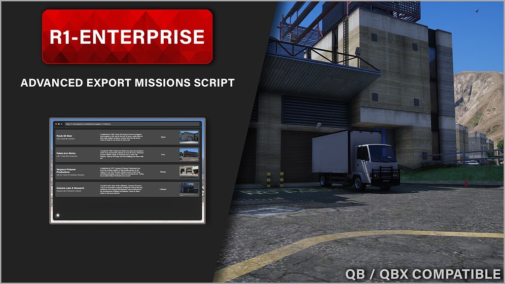 [RELEASE] [£4.49] R1-Enterprise - Advanced Export Missions [QB/QBOX ...