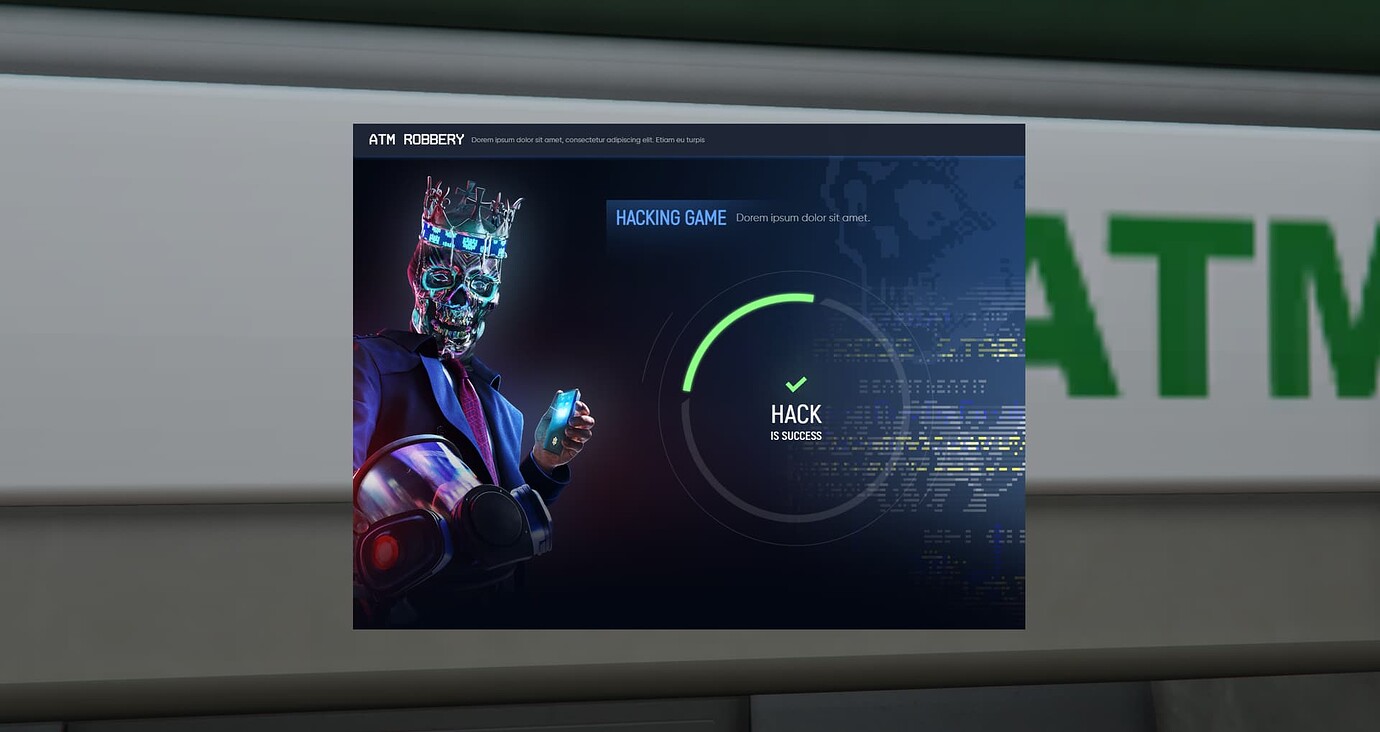 [ESX/QB/QBX] ATM Robbery Script - FiveM Releases - Cfx.re Community