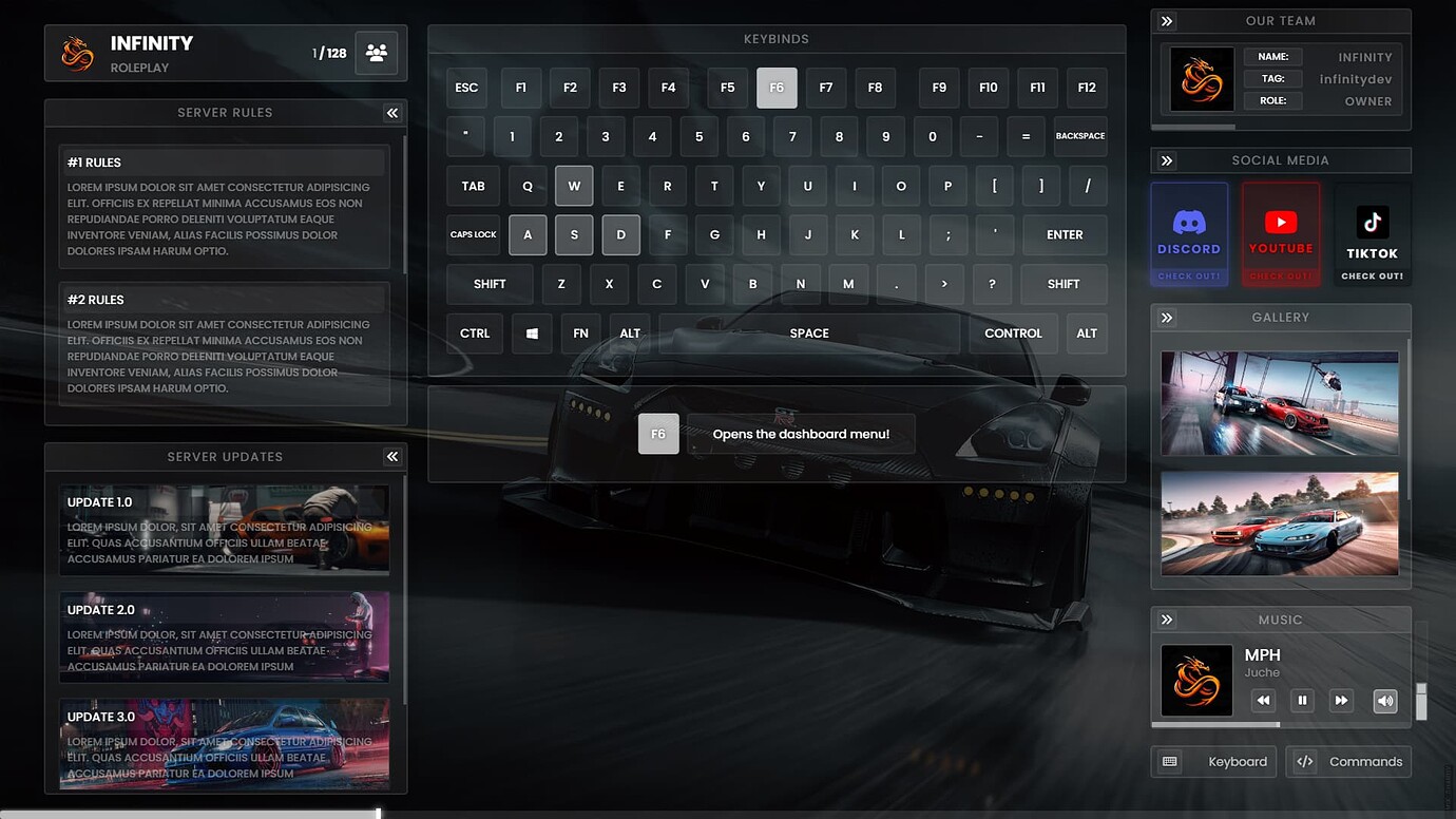 [ESX] [QBCORE] Infinity - Advanced Loading Screen - FiveM Releases ...