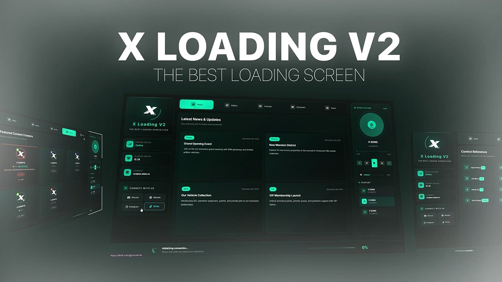 X LOADING SCREEN V2 | STANDALONE - FiveM Releases - Cfx.re Community