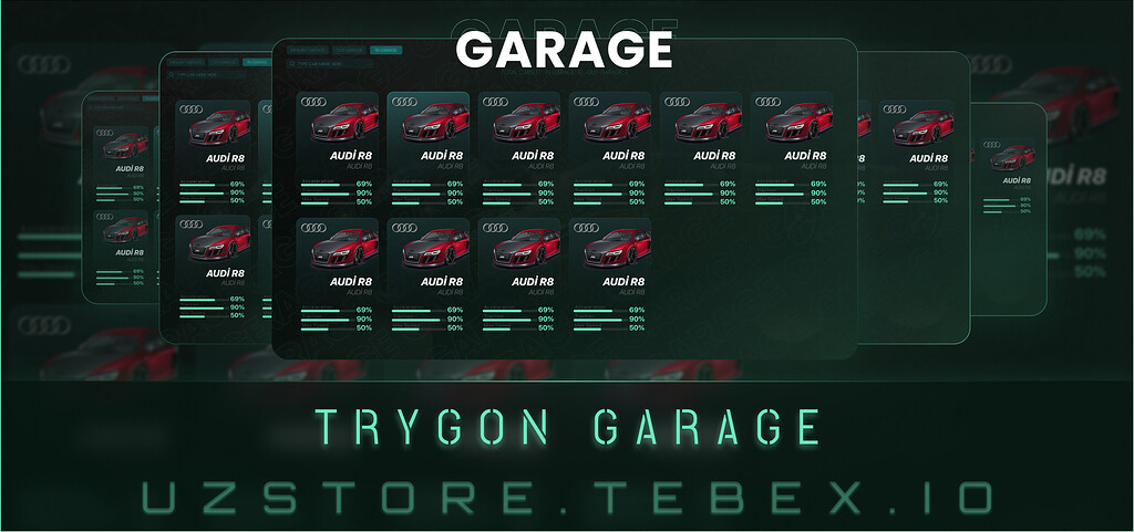 [QBCore - ESX] Trygon Garage | Advanced Garage System | Advanced Spawn ...