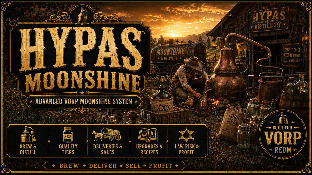 [PAID] [VORP] Hypas Moonshine — Advanced RedM Moonshine System - RedM ...