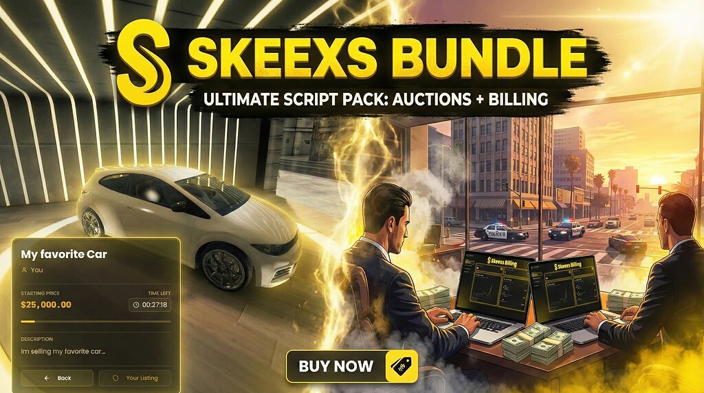 Skeexs Economy Bundle - FiveM Releases - Cfx.re Community