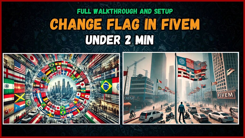 Change Default US Flag In FiveM Server | 45 Countries Flag Fivem Ready ...