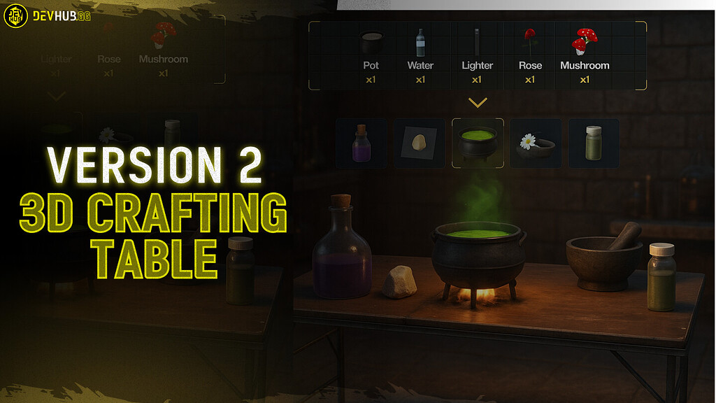 3D Crafting Table V2 - FiveM Releases - Cfx.re Community