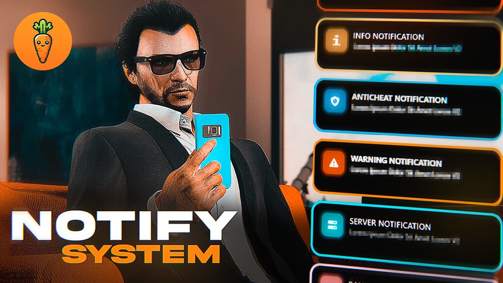 [ STANDALONE ] Carotto's Notify System - FiveM Releases - Cfx.re Community