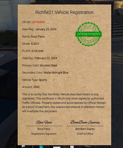 [ESX] [QB] [PAID] RF21 Vehicle Registration - Page 2 - FiveM Releases ...