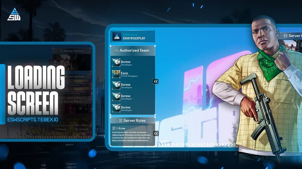 [PAID] Esw Loading Screen [Standalone] - FiveM Releases - Cfx.re Community