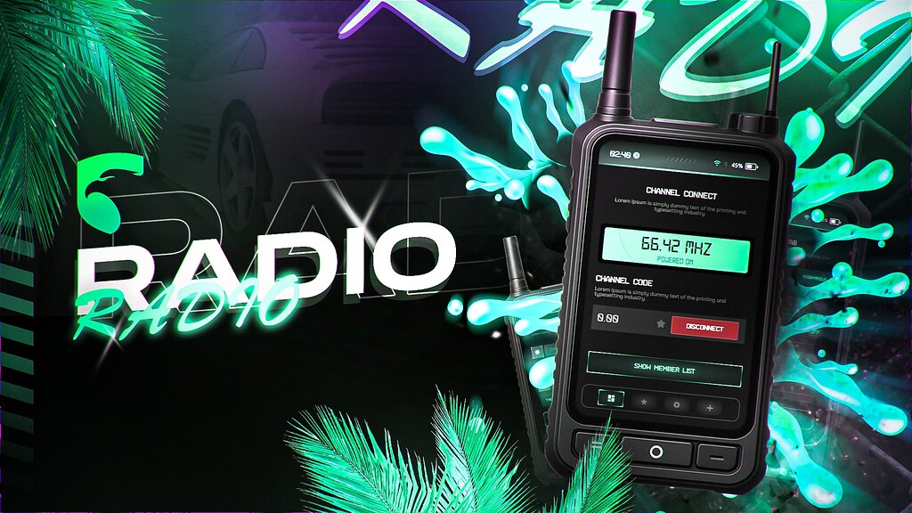 Radio System V2 [QB & ESX & QBX] [PAID] - FiveM Releases - Cfx.re Community