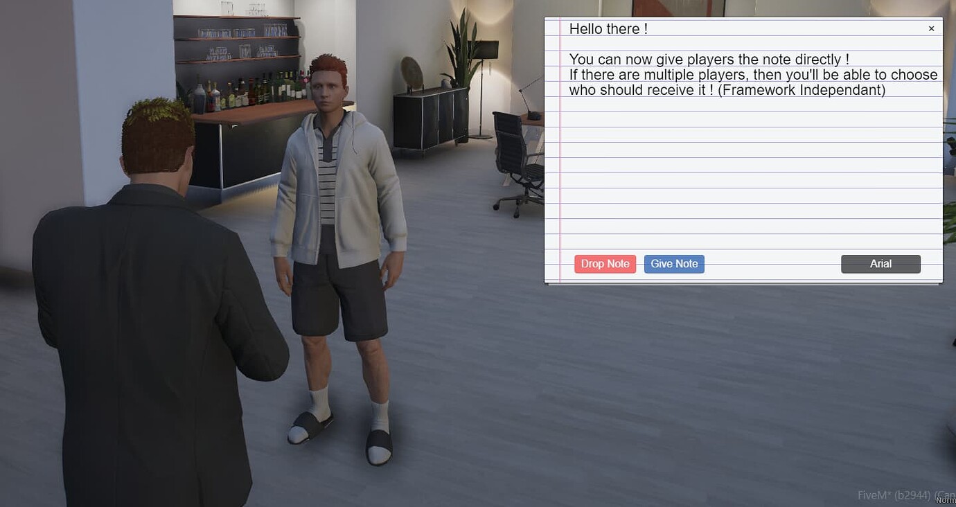 Useable Notepad Item - FiveM Releases - Cfx.re Community