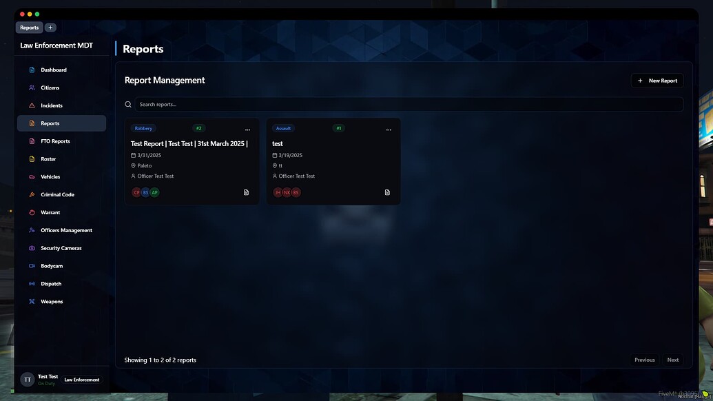 [QBCore] [Qbox] [ESX] [OX] Advanced MDT and Dispatch System (Police ...