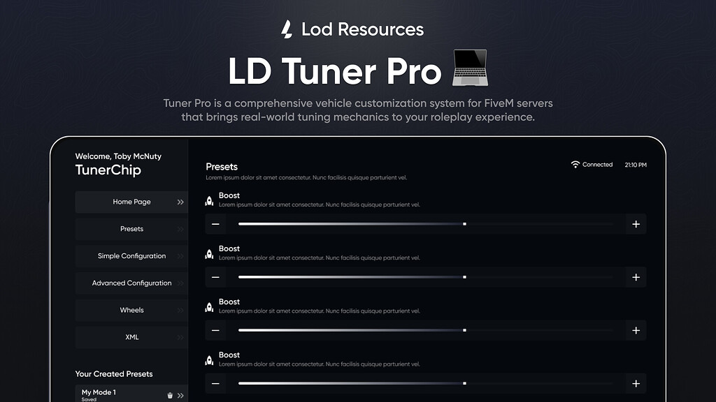 LD Tuner Pro | Handling, Modes, Performance Testing Tool 🚗 - FiveM ...