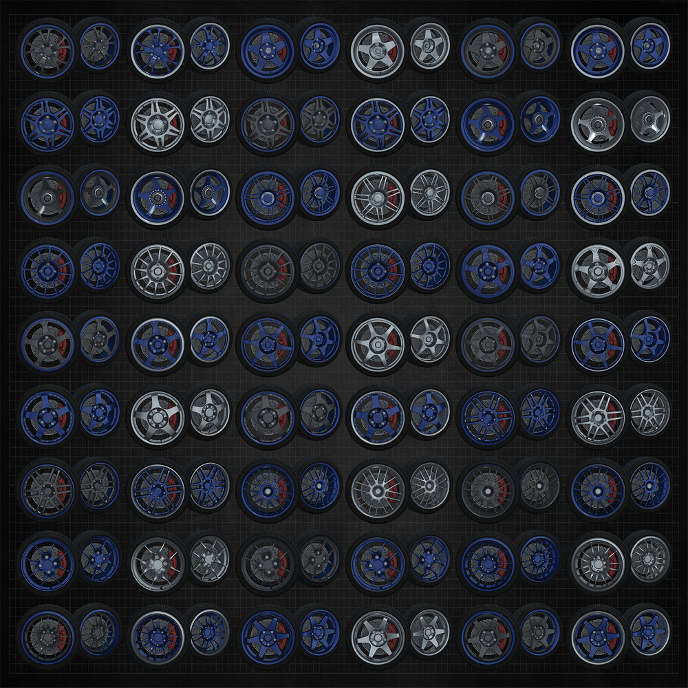 [PAID] Generic Wheel Pack 2 – 175 Wheels, 700 Variations - FiveM ...