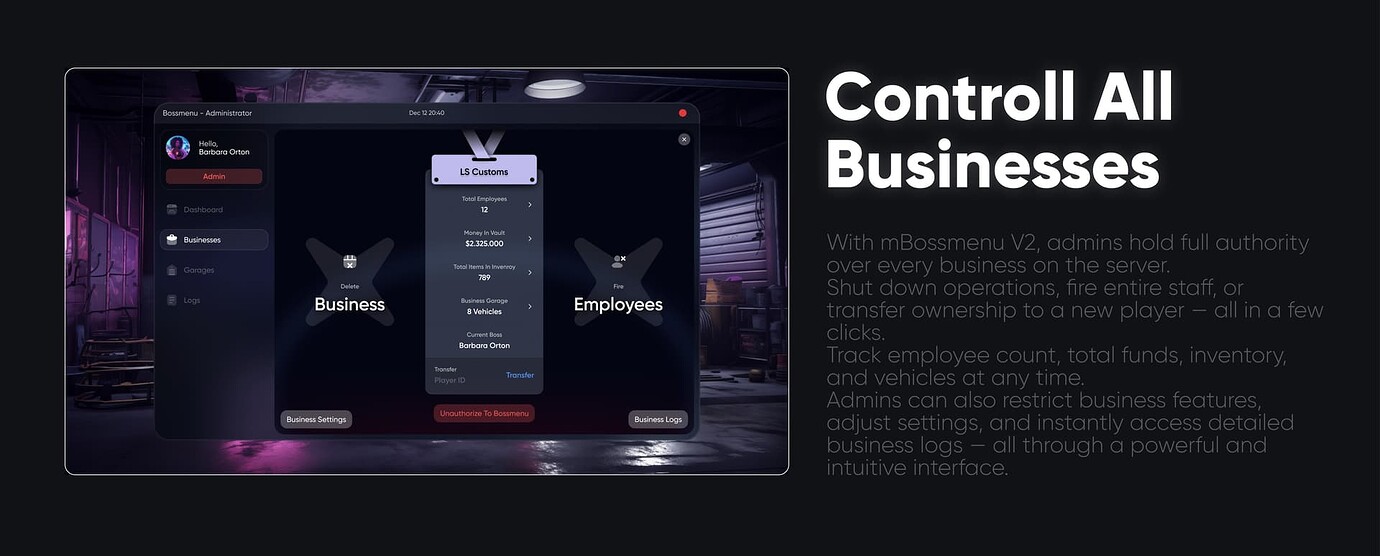 CodeM mBossmenu v2 - Advanced Bossmenu System! - FiveM Releases - Cfx.re Community
