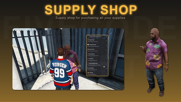 [PAID][ESX/QB/QBOX] Burger Shot Job - Advanced FiveM Job Script - FiveM ...