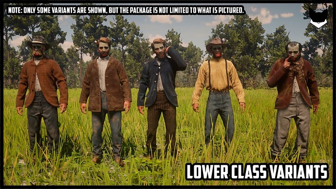 [PEDS] UNDEADS / ZOMBIES - +100 variants - RedM Releases - Cfx.re Community