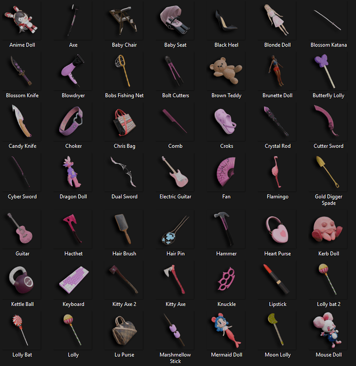 [PAID] 80 Female Melee Weapon Pack - FiveM Releases - Cfx.re Community