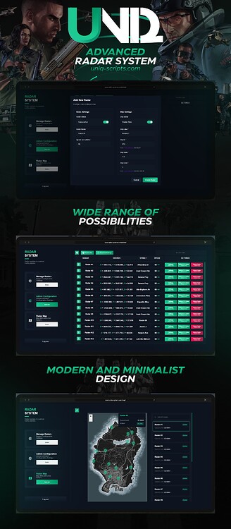 Radar System V2 [ESX, QBCORE, QBOX] - FiveM Releases - Cfx.re Community