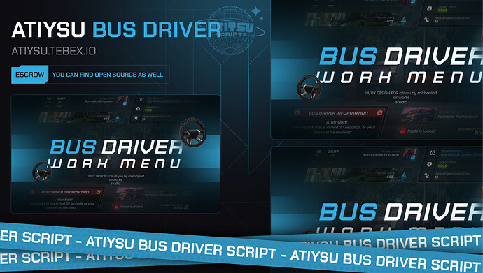 [QBCore & ESX] Advanced Bus Driver Job - FiveM Releases - Cfx.re Community