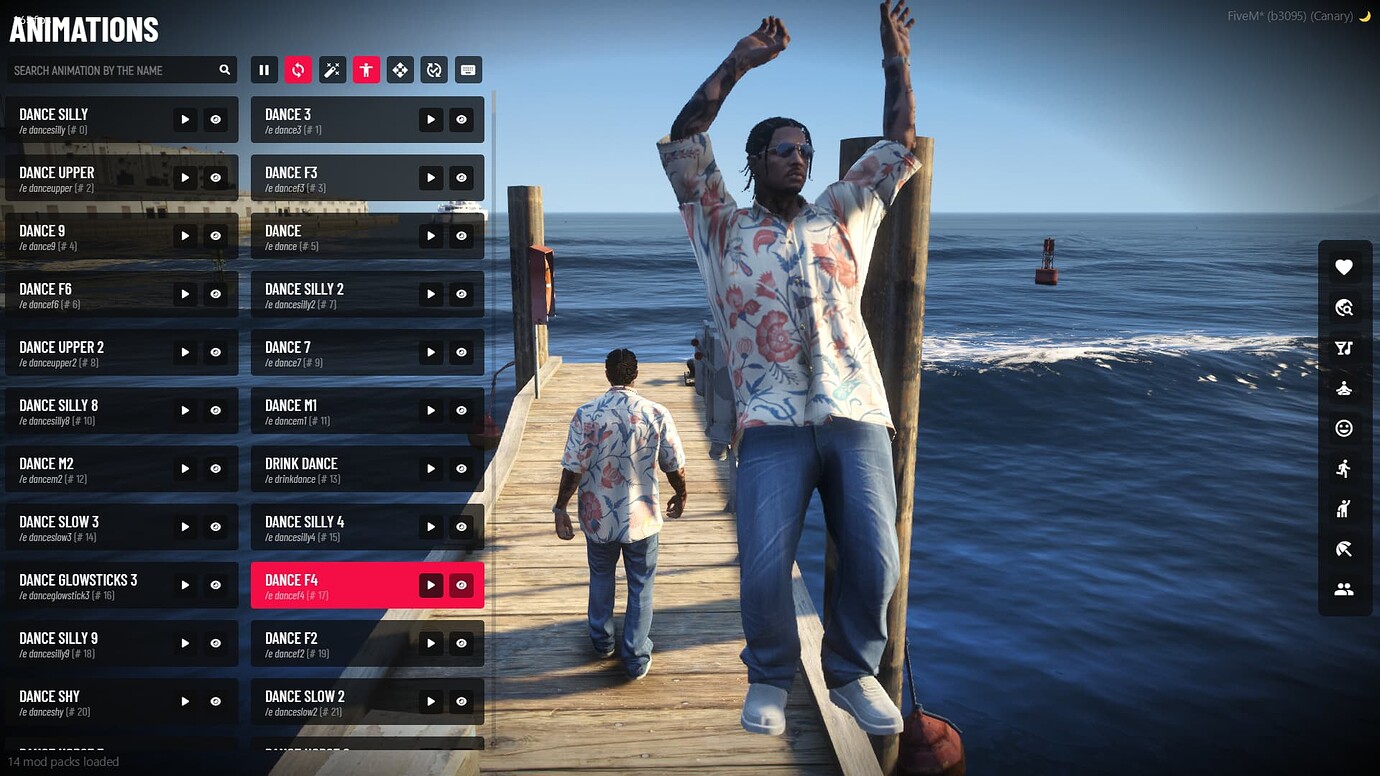 [PAID] Animations Panel | VIRTUAL 3D PED, KEYBINDS - FiveM Releases ...