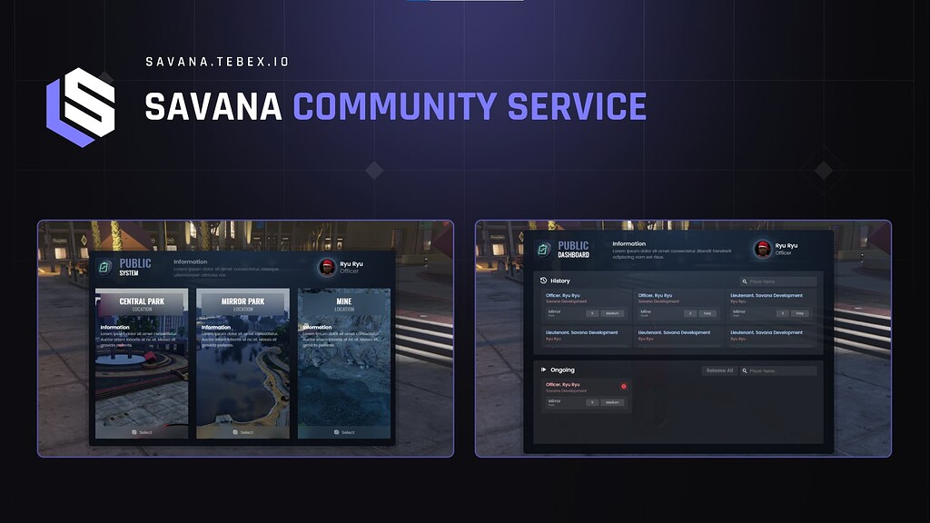 [SAVANA] Community Service [QB/ESX/QBOX] - FiveM Releases - Cfx.re ...