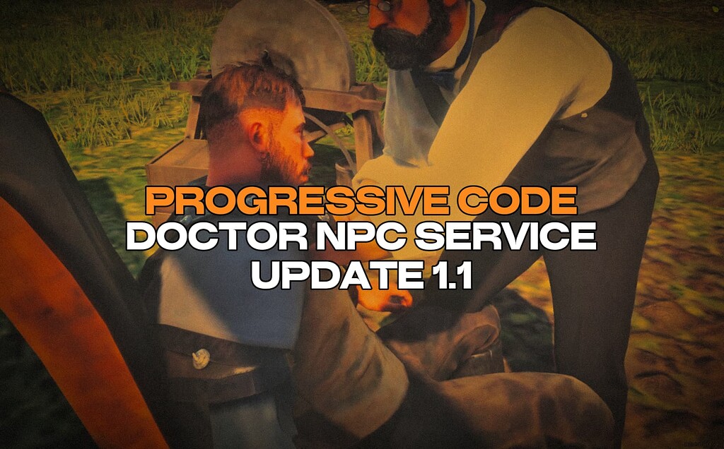 RedM Doctor NPC Pickup Service Update 1.1 - [VORP-Core, RSG-Core, QB ...