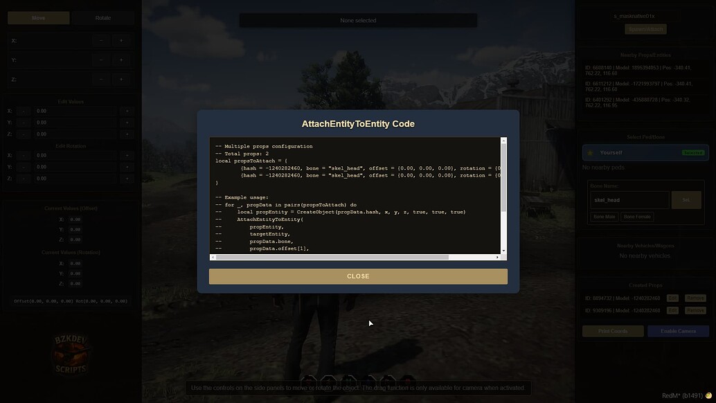 Attach Props [GET OFFSET] - RedM Releases - Cfx.re Community