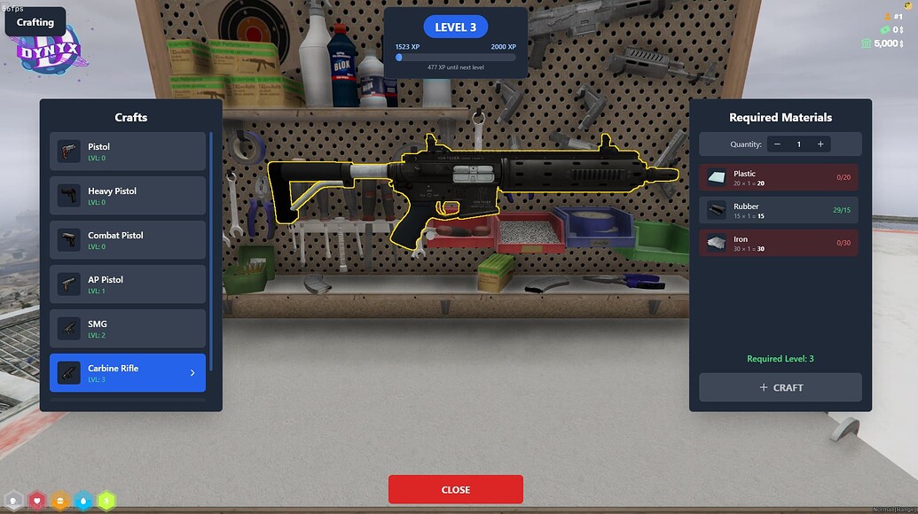 🛠️ All-in-One Crafting System | Blueprints, XP Levels, Custom Benches ...