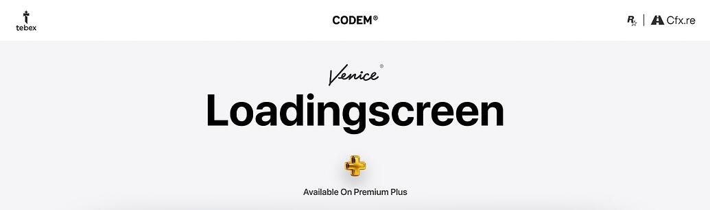 CodeM Venice Loadingscreen ( Advanced Loading Screen ) - STANDALONE ...